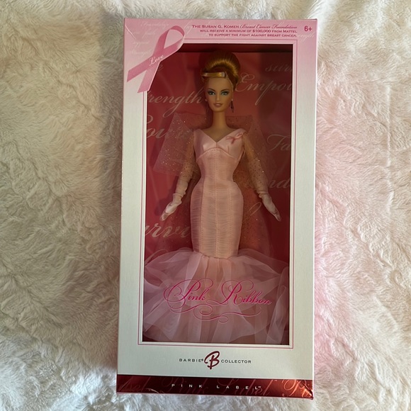 Barbie | Toys | 206 Pink Ribbon Barbie Rare Nib New | Poshmark